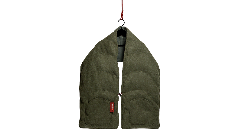 Kokoon M beheizbarer Schal | Core Original - Moosgrün